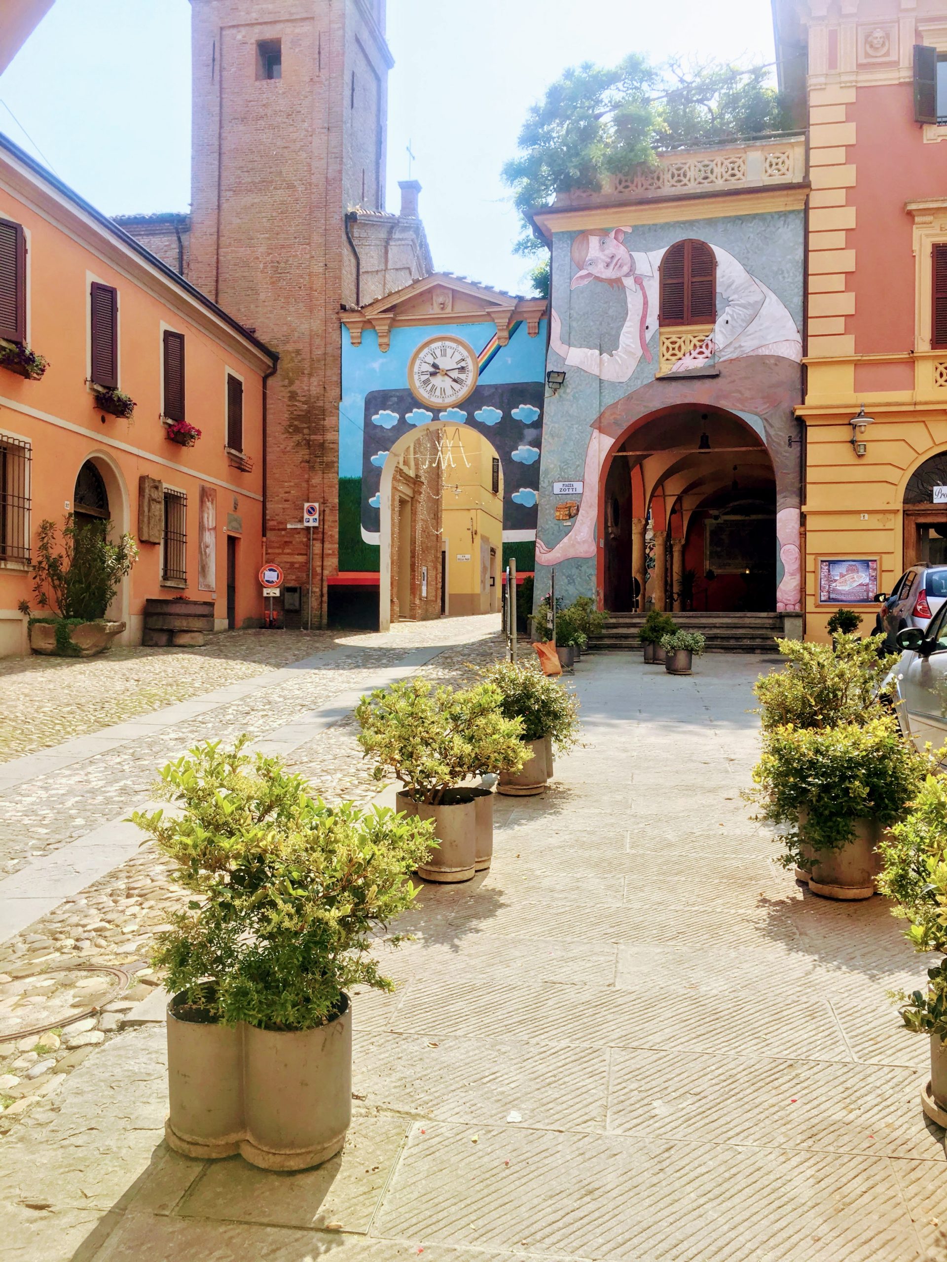A Visit to Dozza : A Street Art Village in Italy - Melange Travel